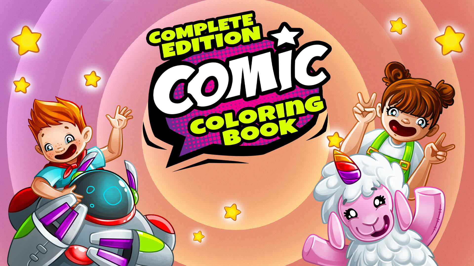Comic Coloring Book - Complete Edition for Nintendo Switch - Nintendo ...