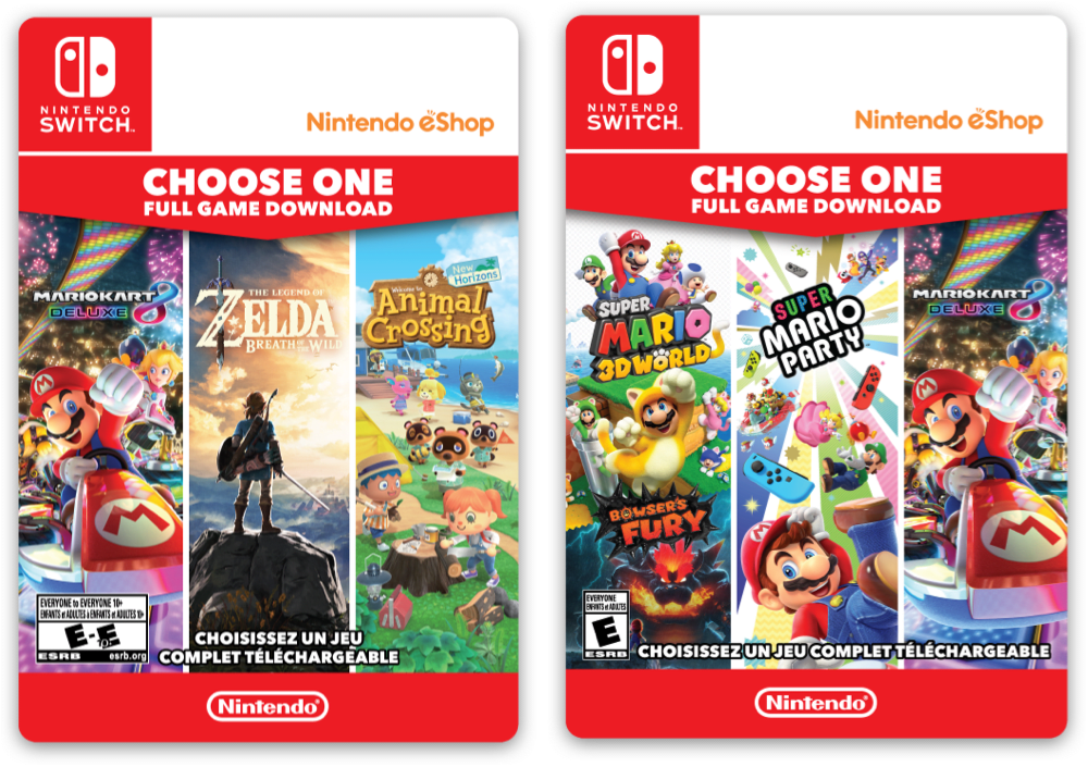Nintendo eShop Gift Cards - Official site