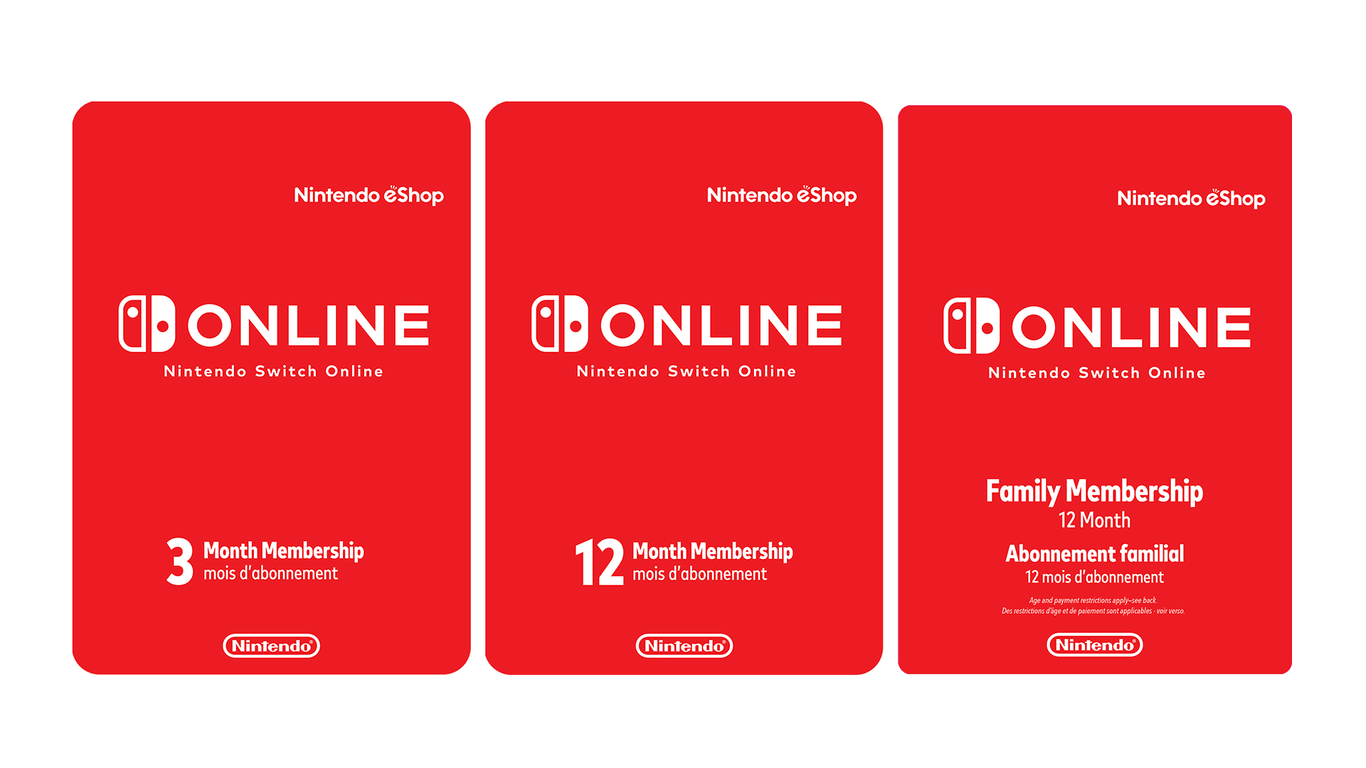 Cartes Nintendo eShop : idéales pour les fans de jeux vidéo - Nintendo CA