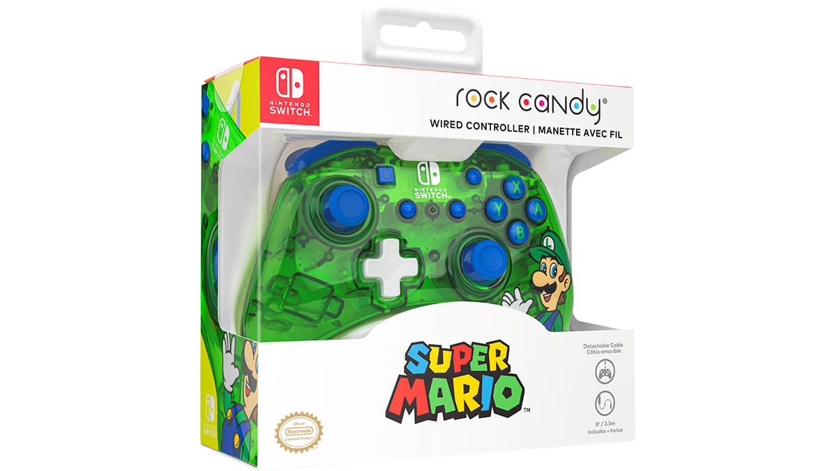 Rock Candy Wired Controller: Luigi for Switch - Hardware - Nintendo ...