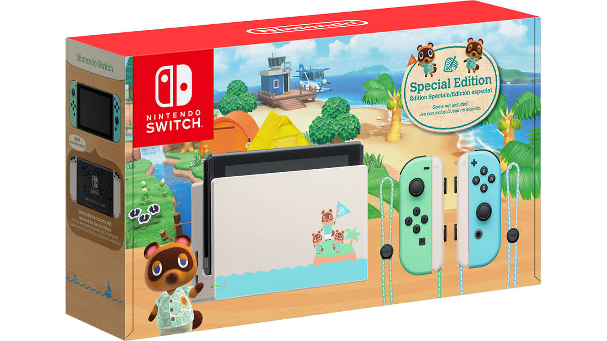 Nintendo Switch Animal Crossing: New Horizons Edition - Hardware ...