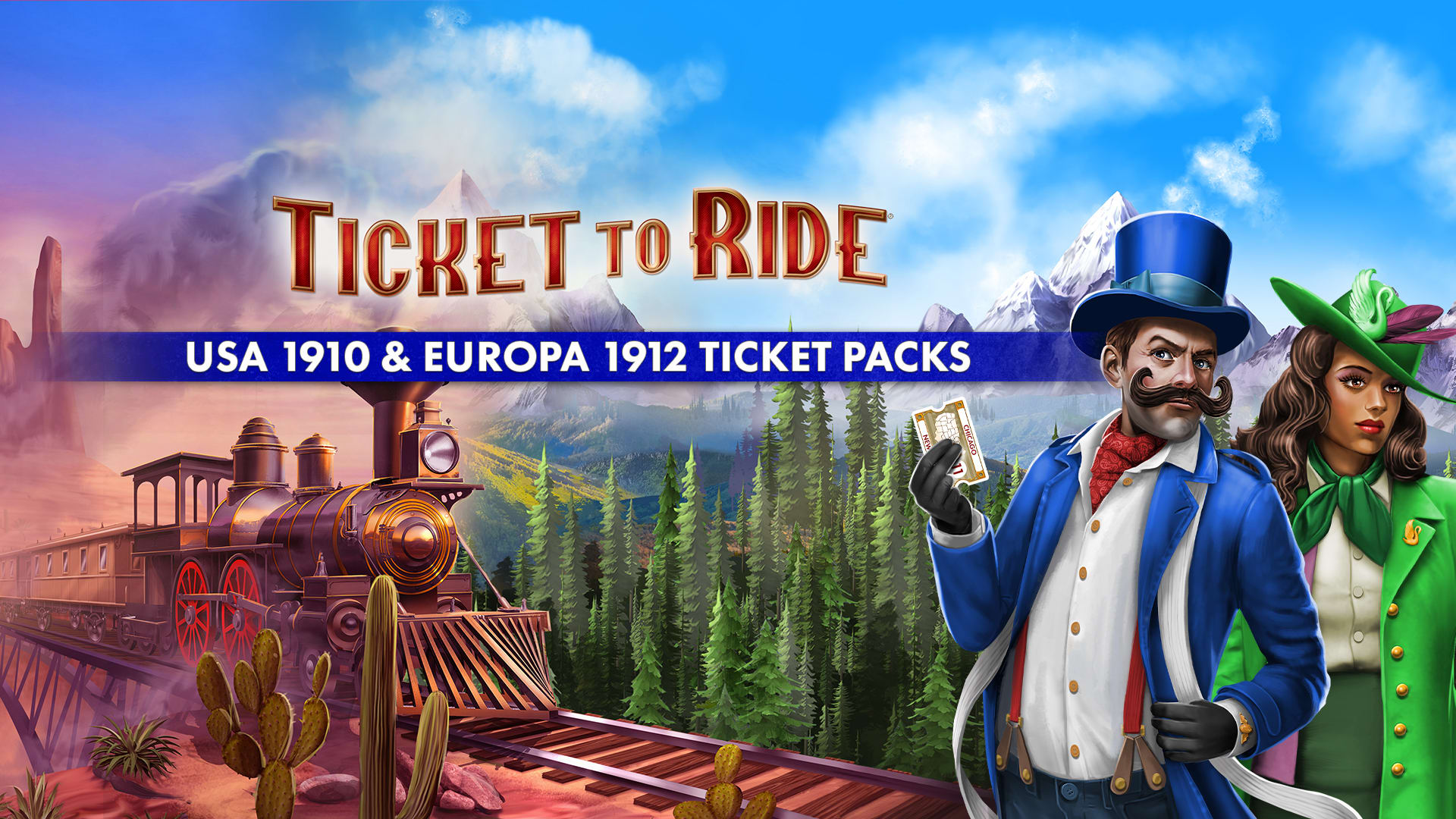 Ticket to Ride: 1910 & 1912 Ticket Pack Bundle for Nintendo Switch ...