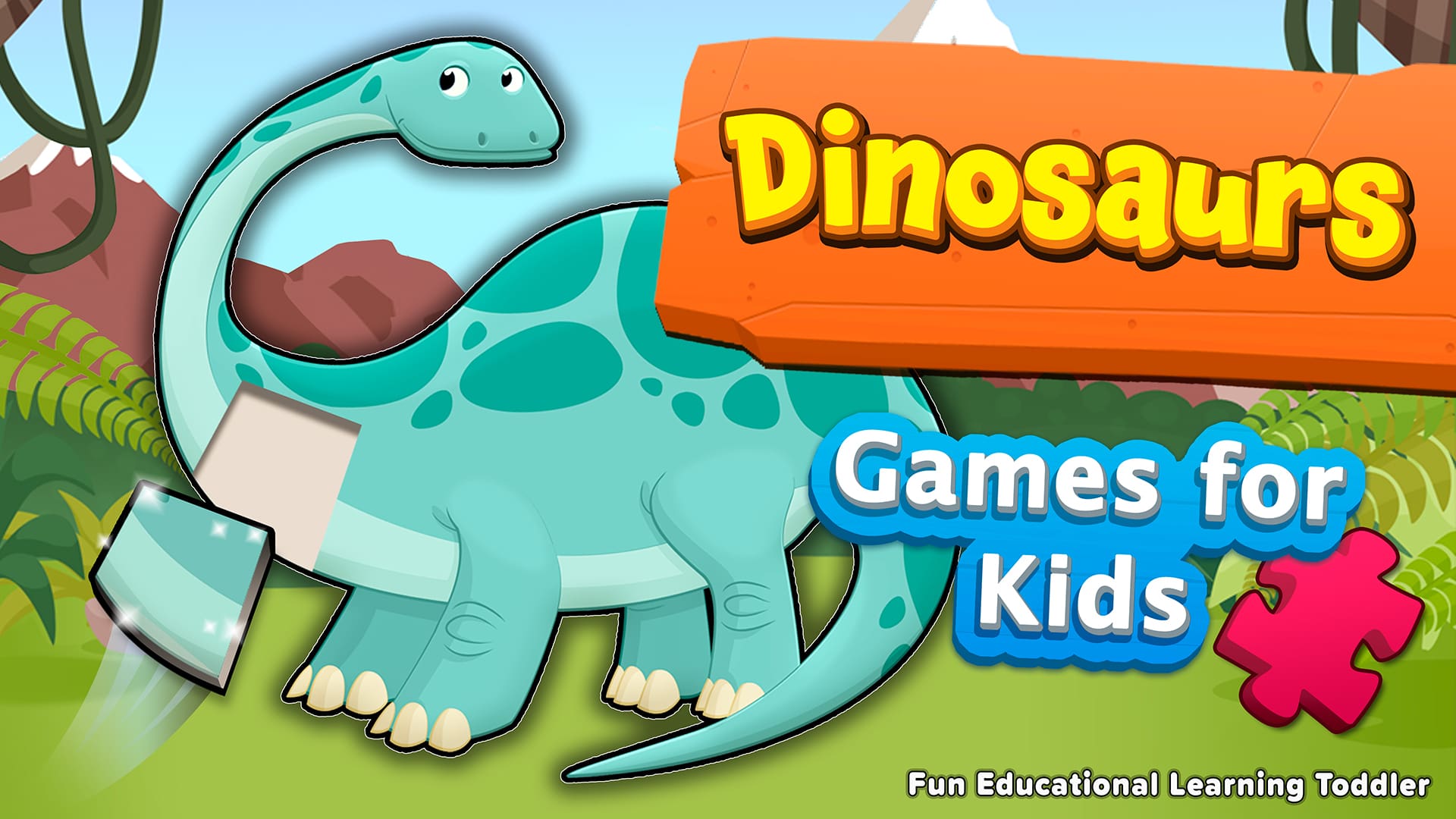 Dinosaurs Puzzle Games for Kids Fun Educational Learning Toddler for ...