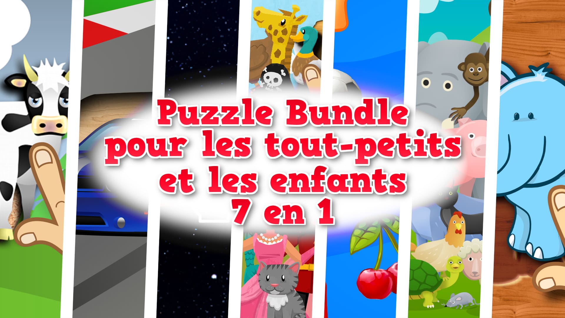 Puzzle Bundle pour les tout-petits et les enfants - 7 en 1 pour ...