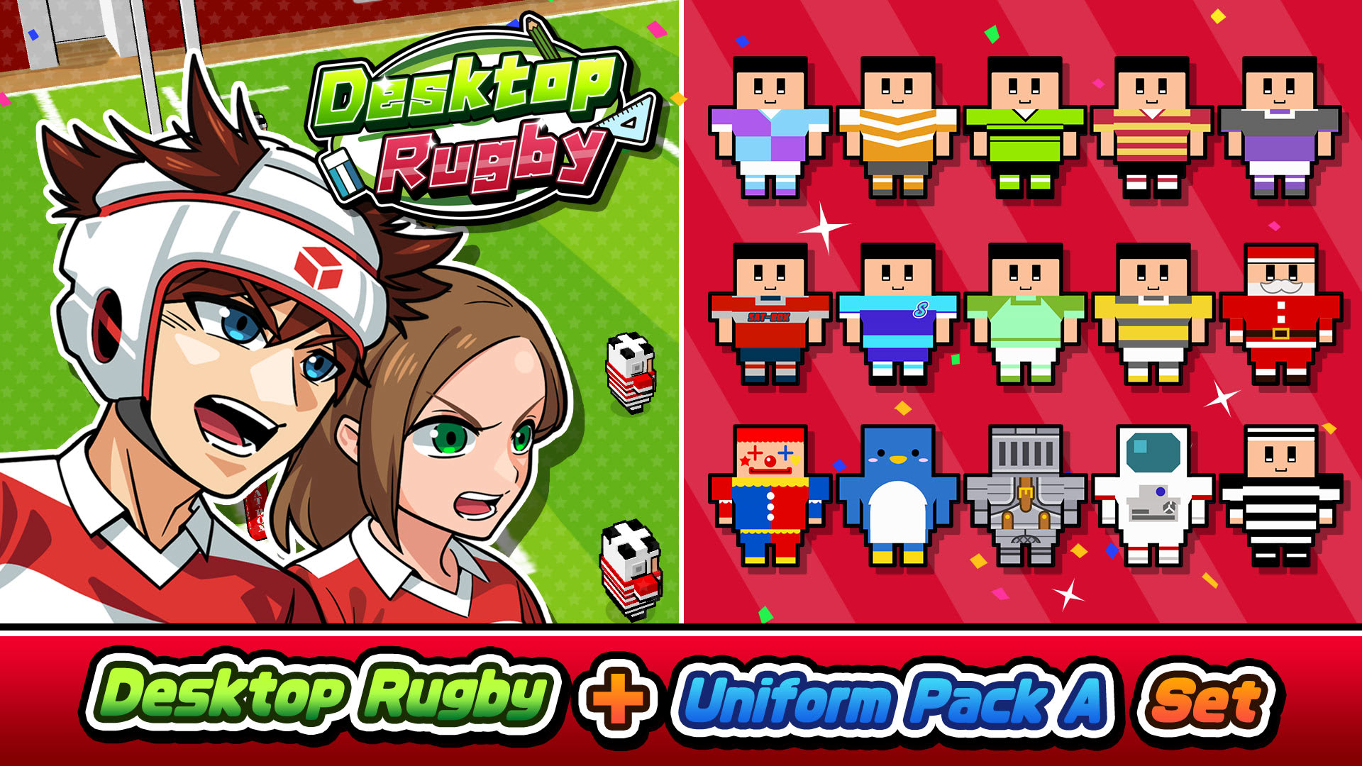 Desktop Rugby + Uniform Pack A Set for Nintendo Switch - Nintendo ...