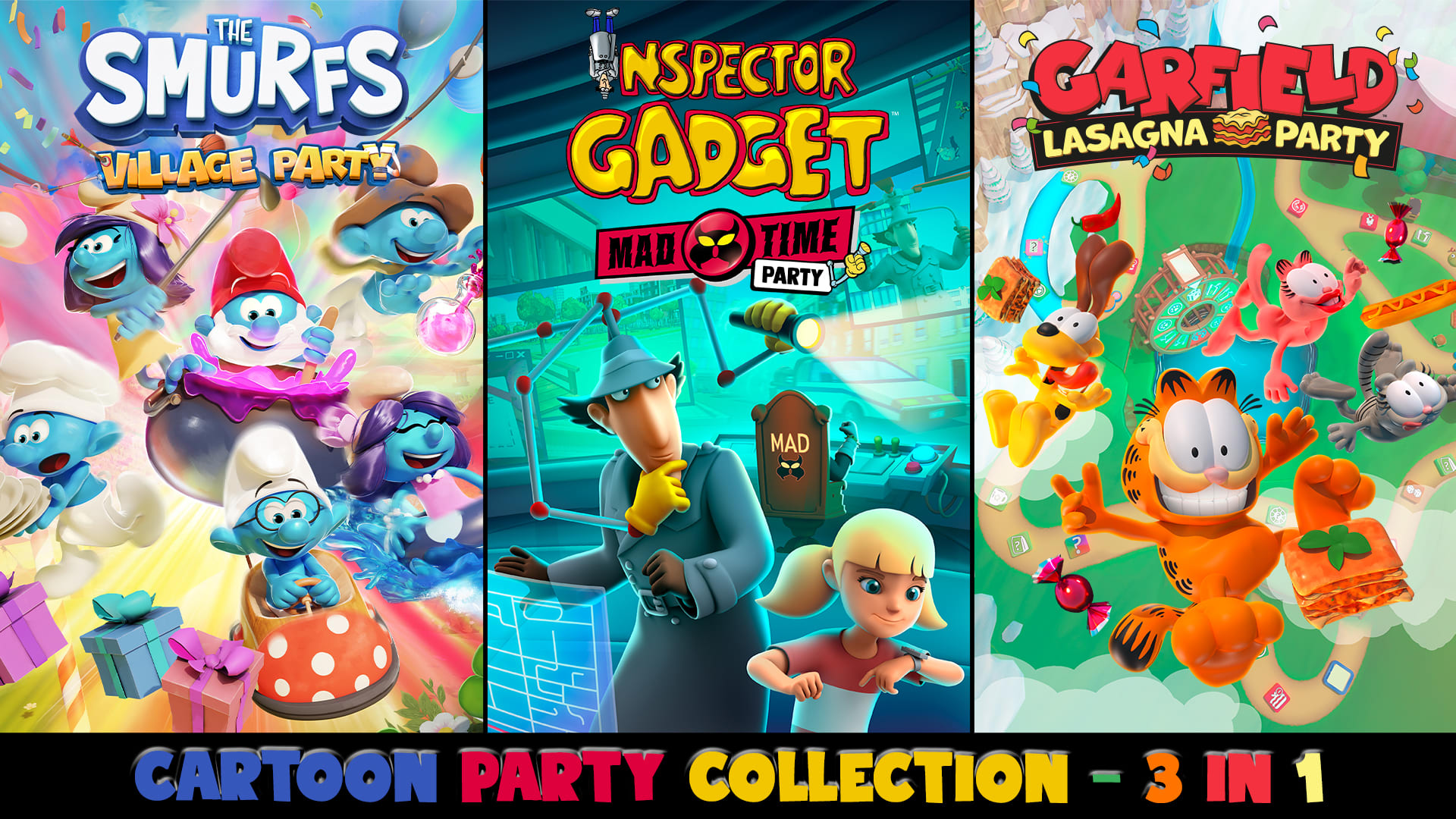 Cartoon Party Collection - 3 in 1 for Nintendo Switch - Nintendo ...