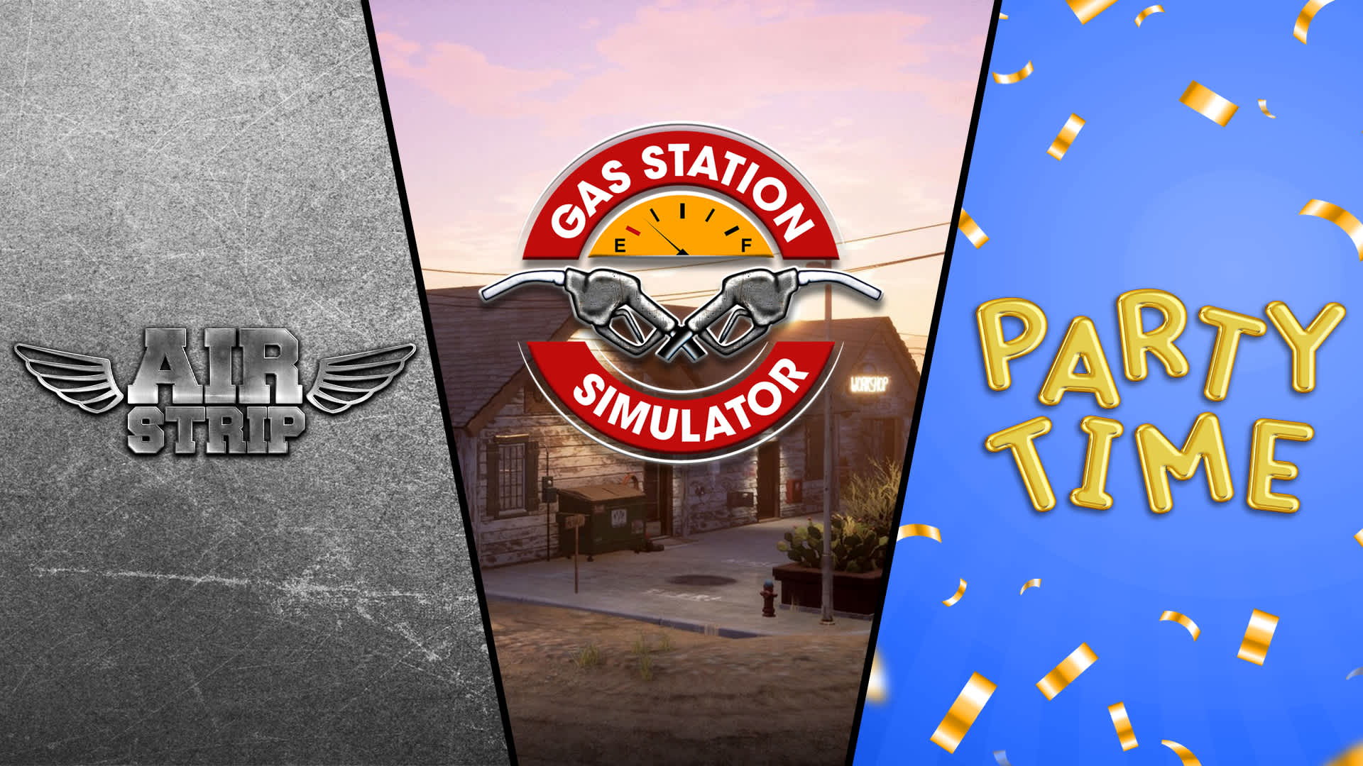 Gas Station Simulator, Airstrip DLC and Party Time DLC Bundle para ...