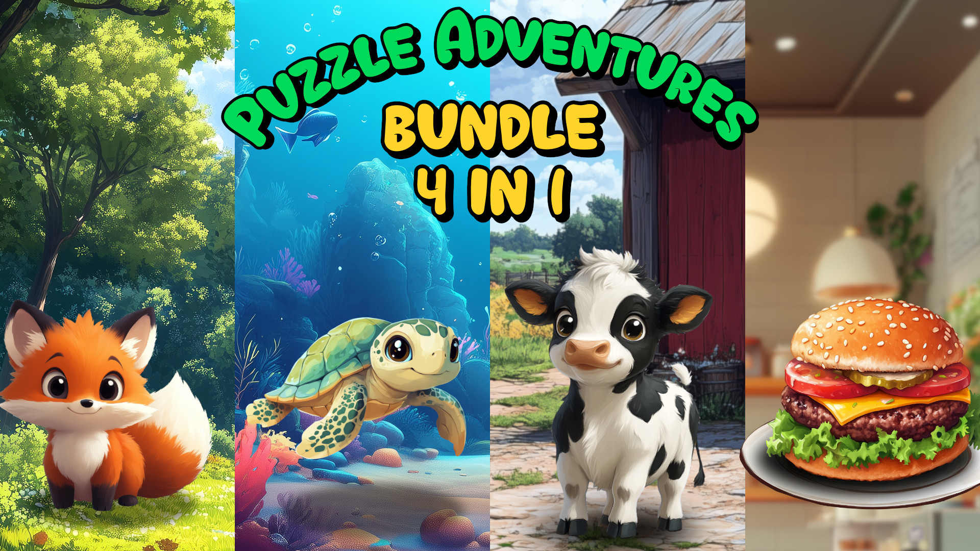 Puzzle Adventures Bundle - 4 in 1 for Nintendo Switch - Nintendo ...