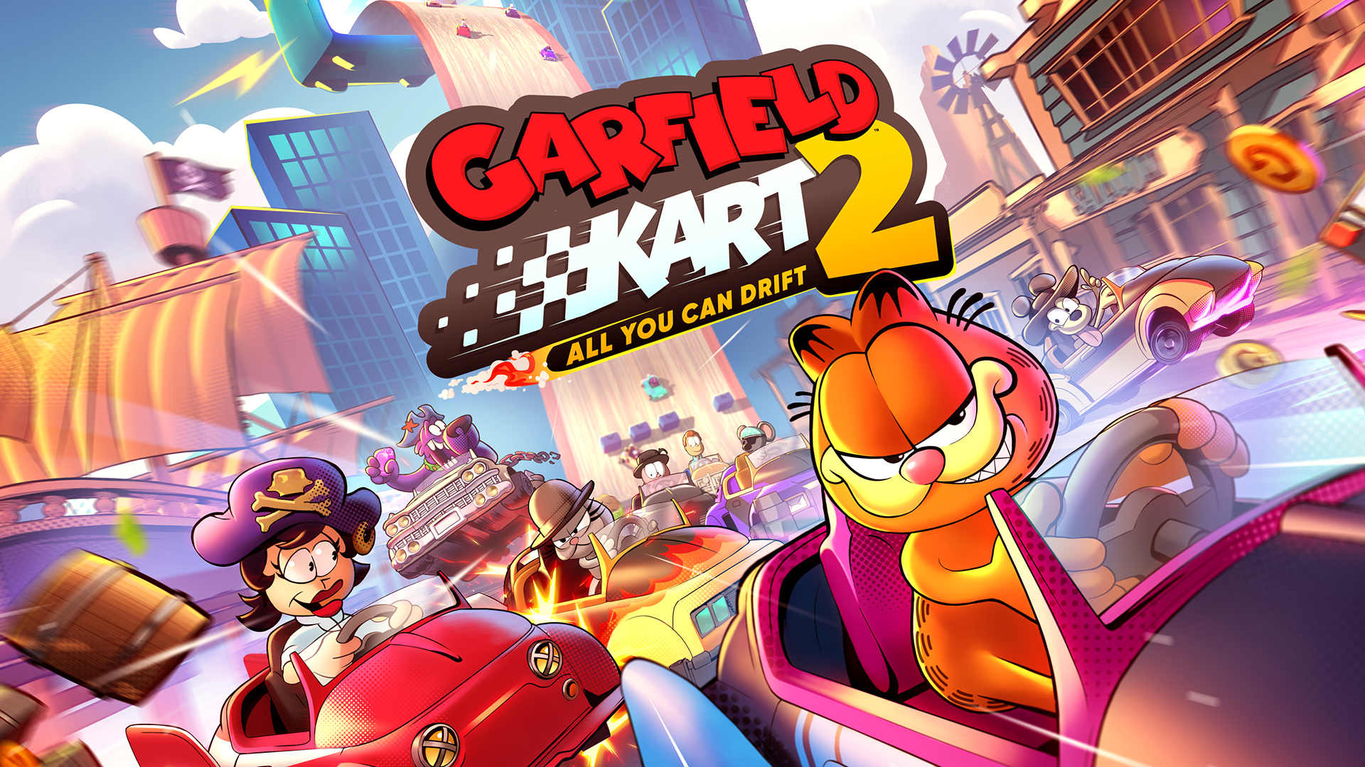 Garfield Kart 2 - All You Can Drift - Garfing Cosmeowtics for Nintendo ...