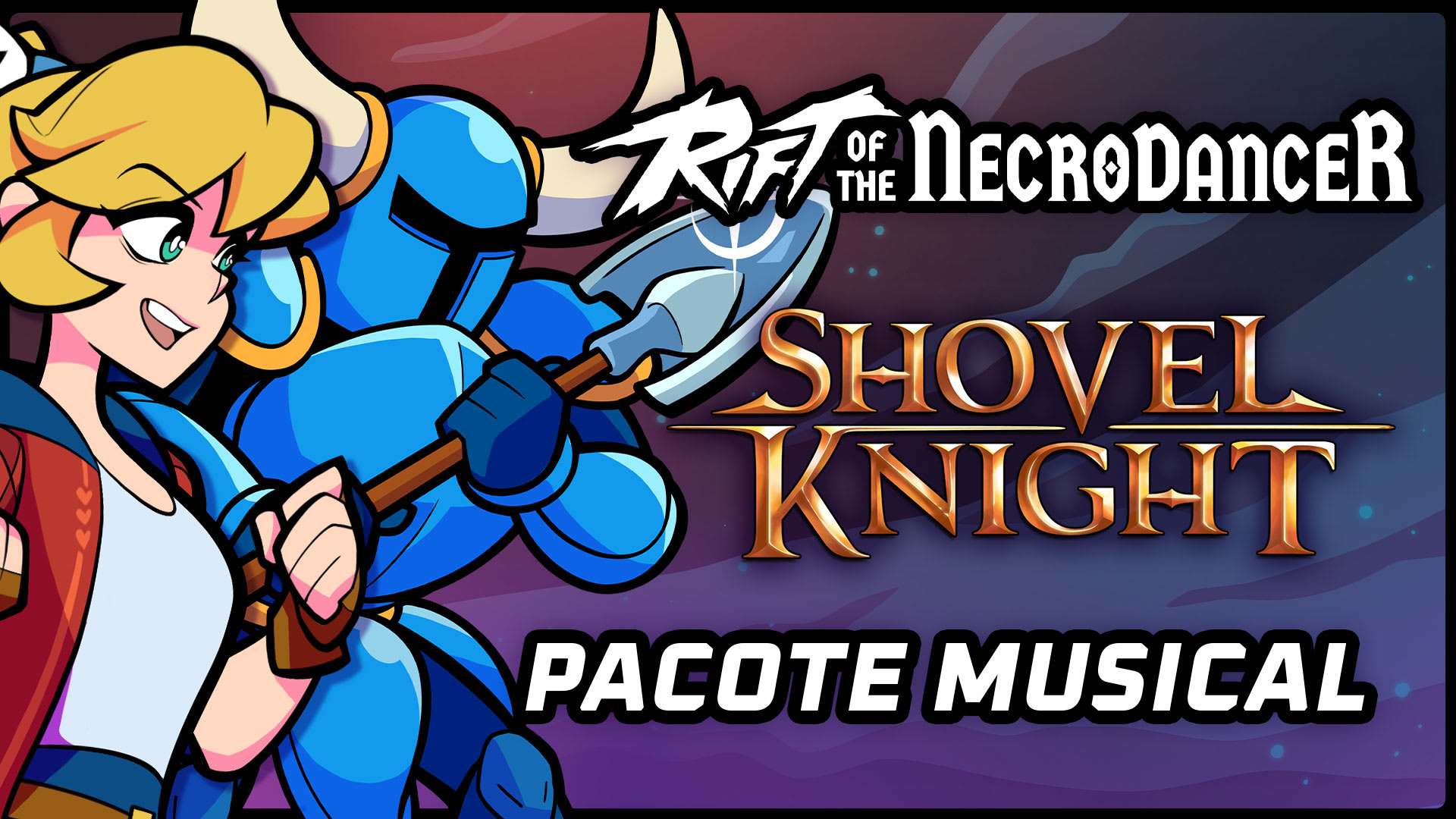 Rift of the NecroDancer: Pacote Musical Shovel Knight para Nintendo ...