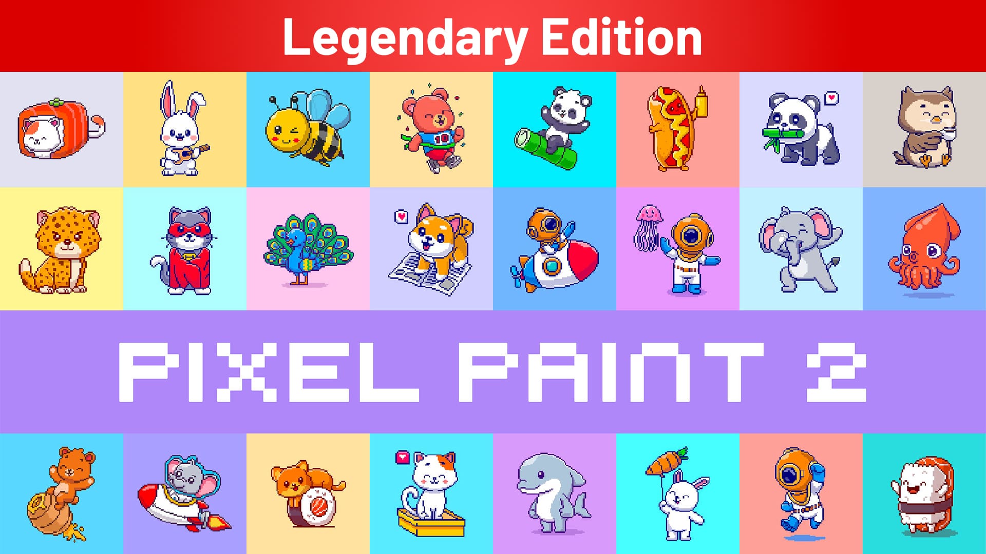 Pixel Paint 2 Legendary Edition for Nintendo Switch - Nintendo Official ...