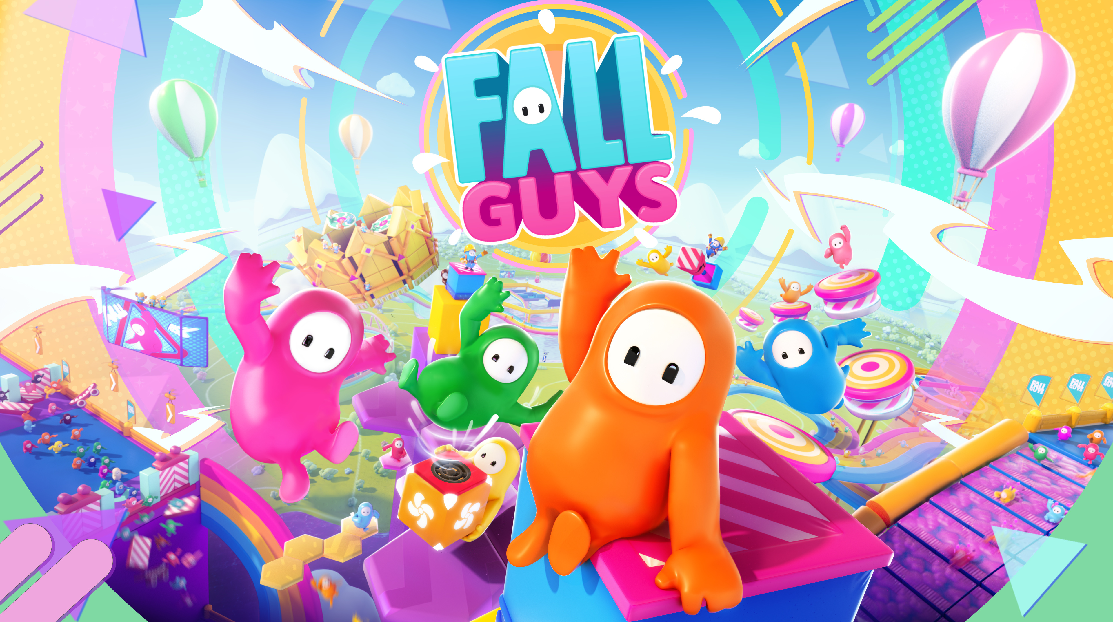 The Fall Guys Fall Force Update is available now on Nintendo Switch