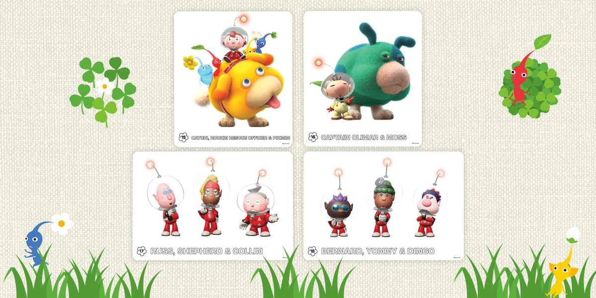 Get free printable coloring pages with heroes from the Pikmin series of ...