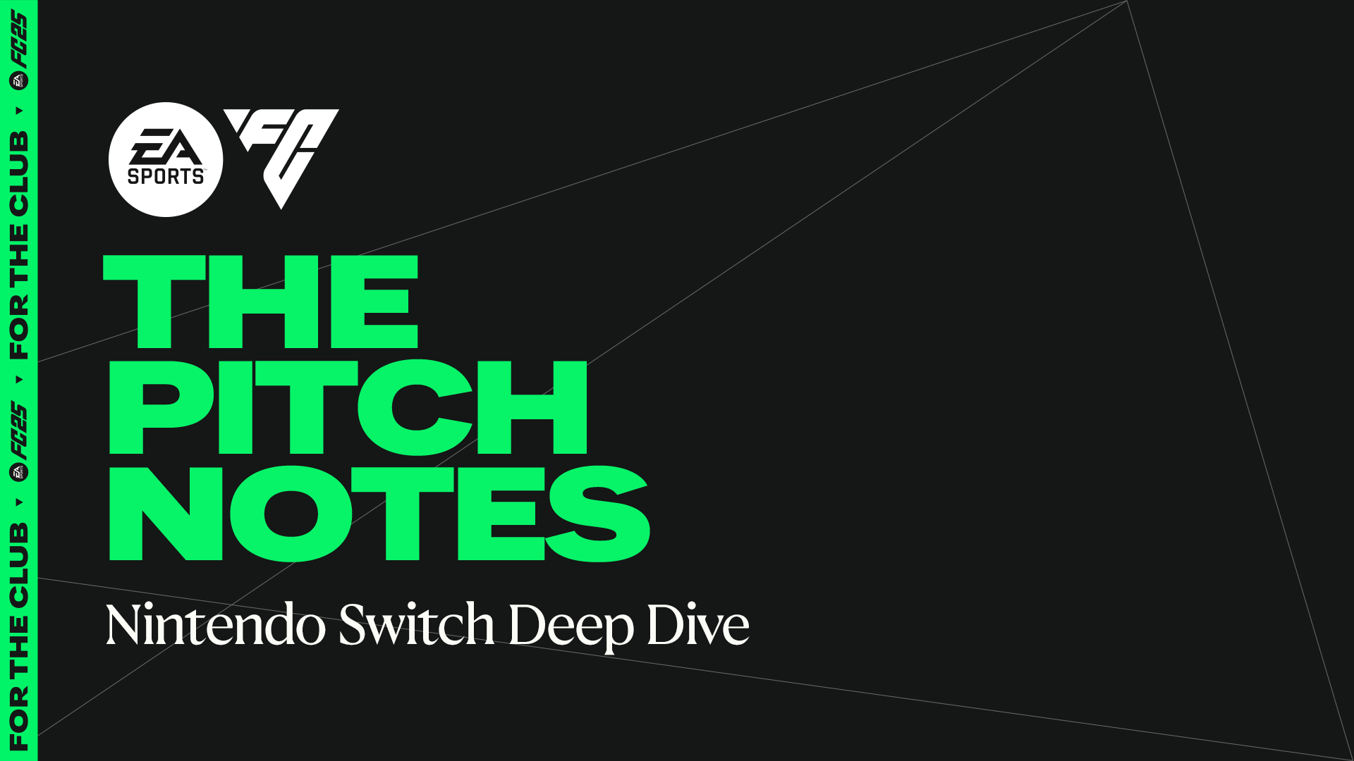 Nintendo Switch Pitch Notes for EA SPORTS FC 25
