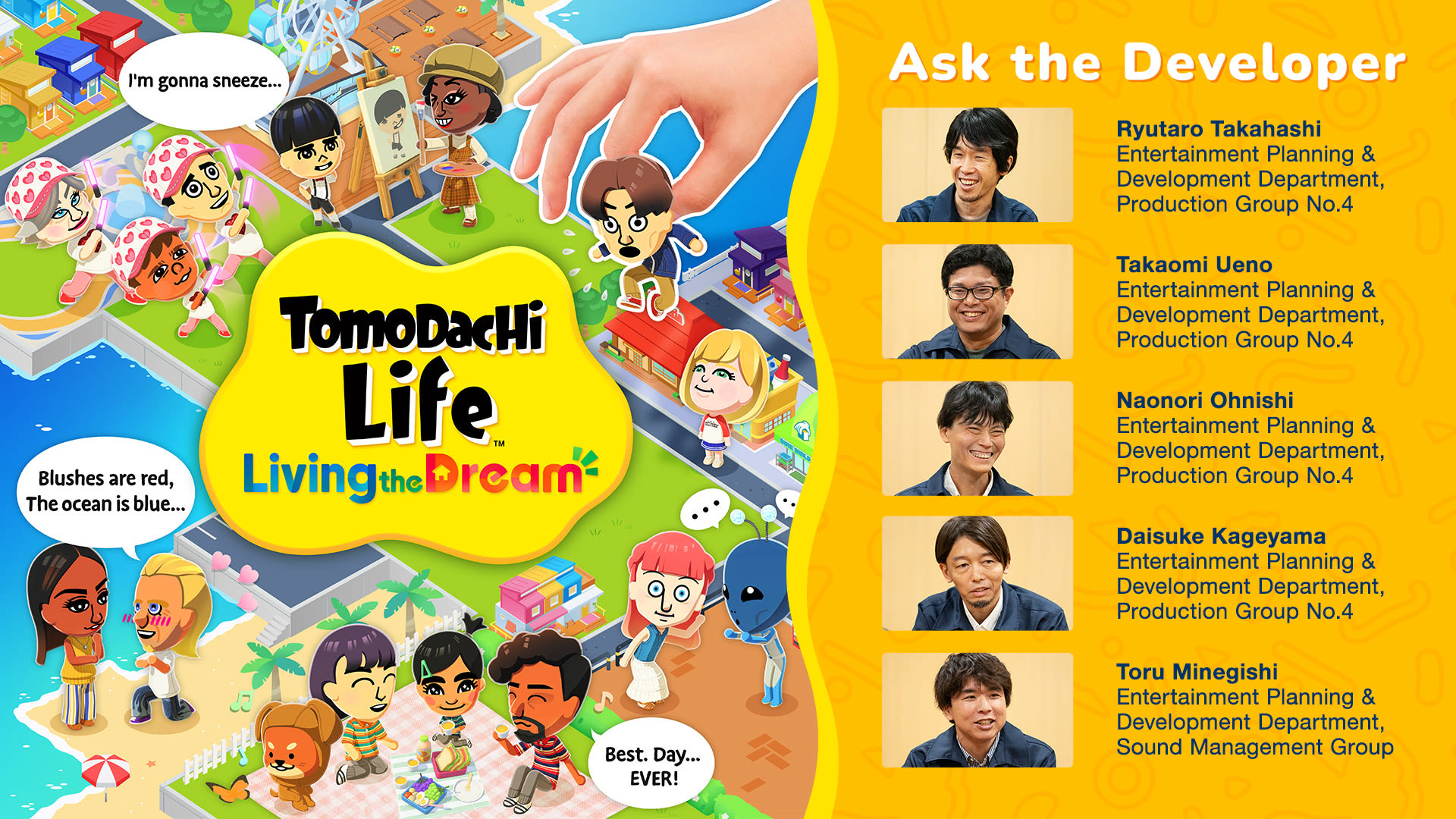 Ask the Developer Vol. 21: Tomodachi Life: Living the Dream — Part 2 ...