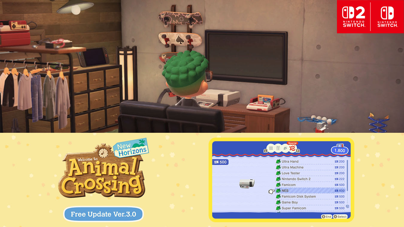 Go retro with Nintendo x Animal Crossing: New Horizons crossover in ...