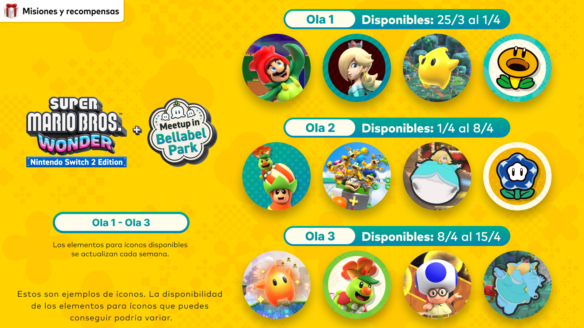 Los elementos icónicos inspirados en el juego Super Mario Bros. Wonder ...