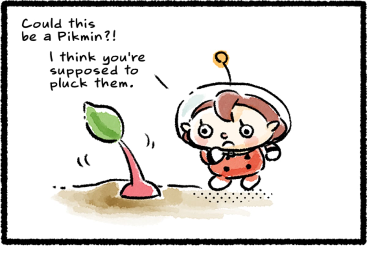 Nintendo has been posting these cute Pikmin comics to celebrate Pikmin ...